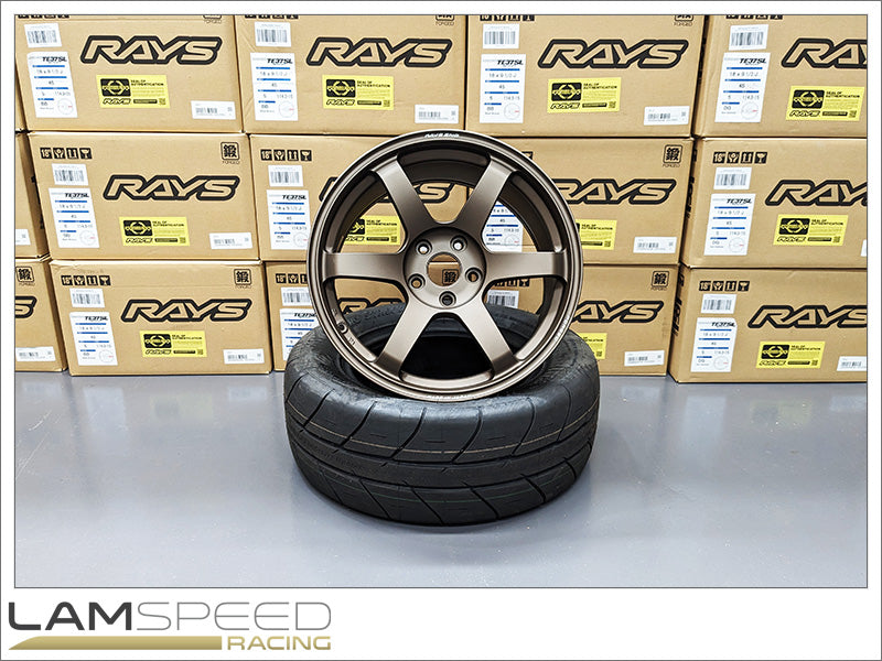 RAYS ENGINEERING FORGED TE37 SAGA SL 18X9.5 +45 5X114.3 BLAST BRONZE