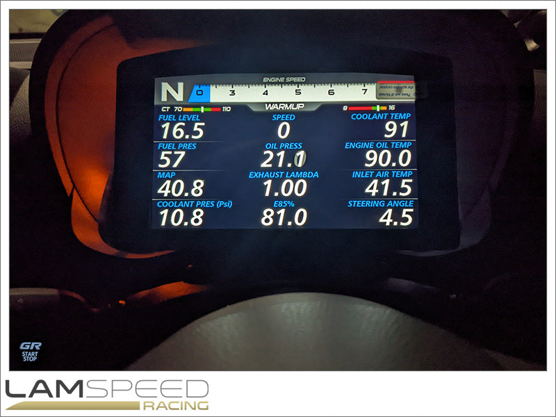 Lamspeed Racing Toyota GR Yaris / Corolla Motec V2 C125 C127 Display D