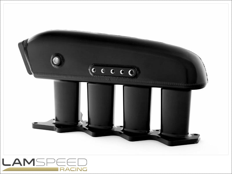Plazmaman - 4G63 Billet Runner Intake Manifold - Raw Finish, 8 Injecto